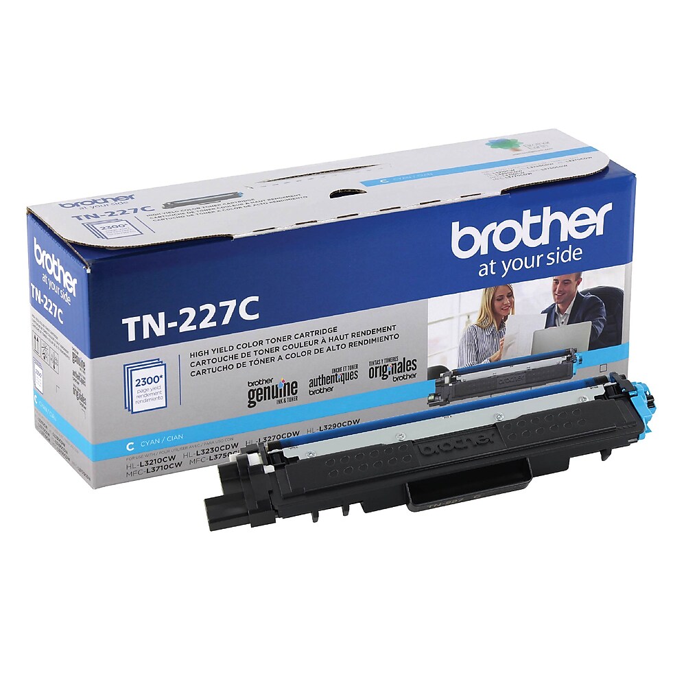 Brother TN-227 Cyan High Yield Toner Cartridge (TN227C), print up to ...