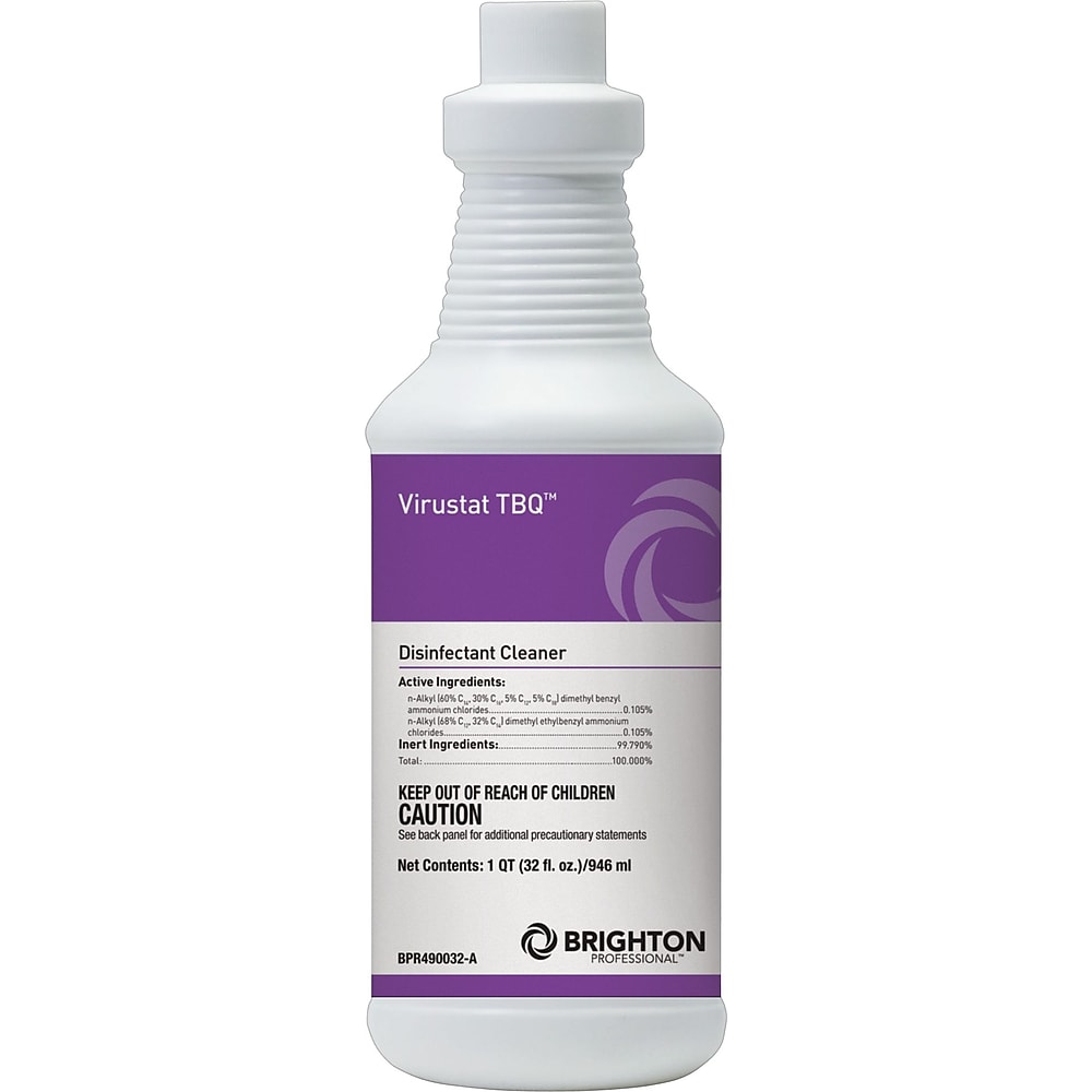 Brighton Professional™ Virustat TBQ™ Disinfectant Cleaner, Lemon Scent ...