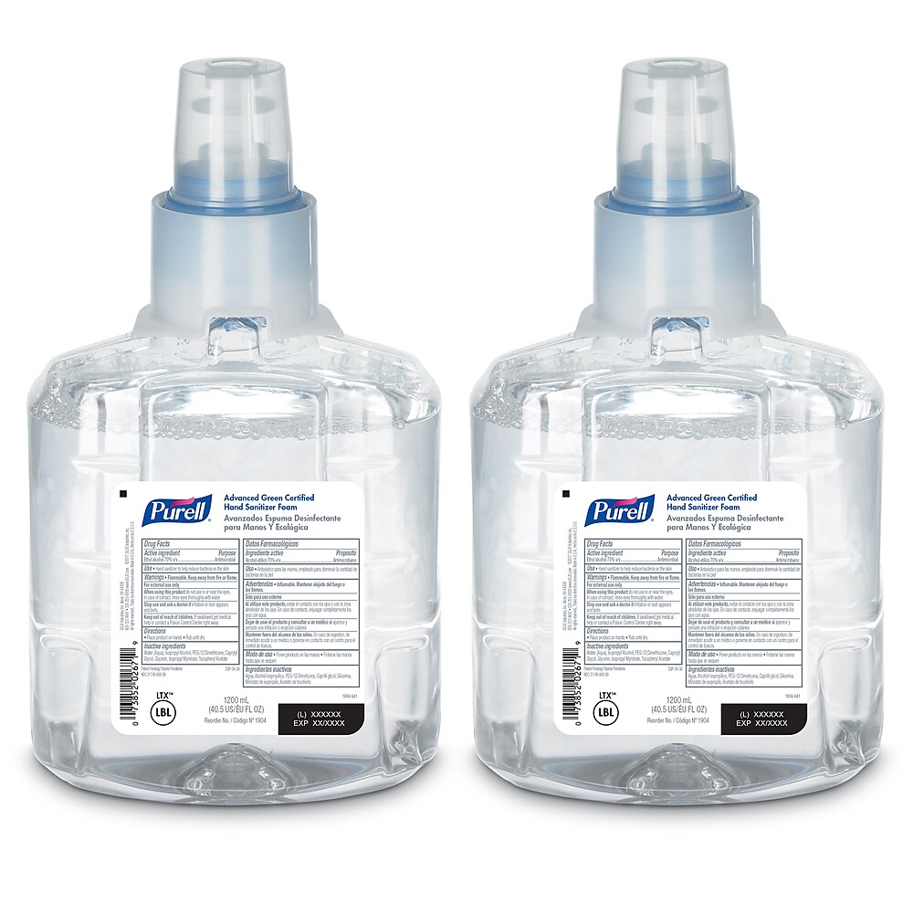 PURELL Advanced Hand Sanitizer Foam Refill for PURELL LTX-12 Touch-Free ...