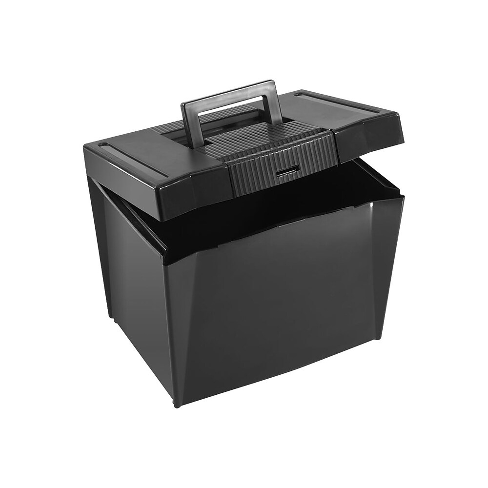 Pendaflex Portable Hanging File Box, Letter Size, Black (PFX 20861 ...