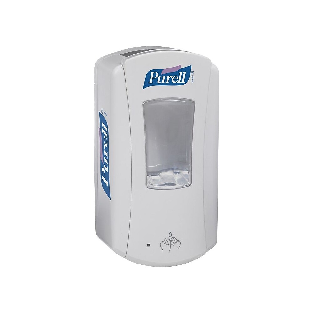 Purell LTX-12 Automatic Wall Mounted Hand Sanitizer Dispenser, White ...