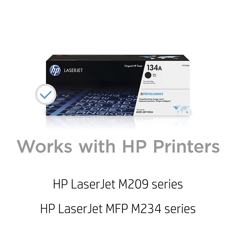 HP 134A Black Standard Yield Toner Cartridge (W1340A) Best Deals and ...