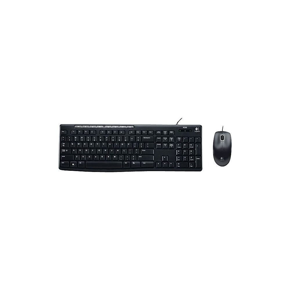 Logitech Media Combo MK200 Keyboard and Mouse, Black (920-002714) Best ...