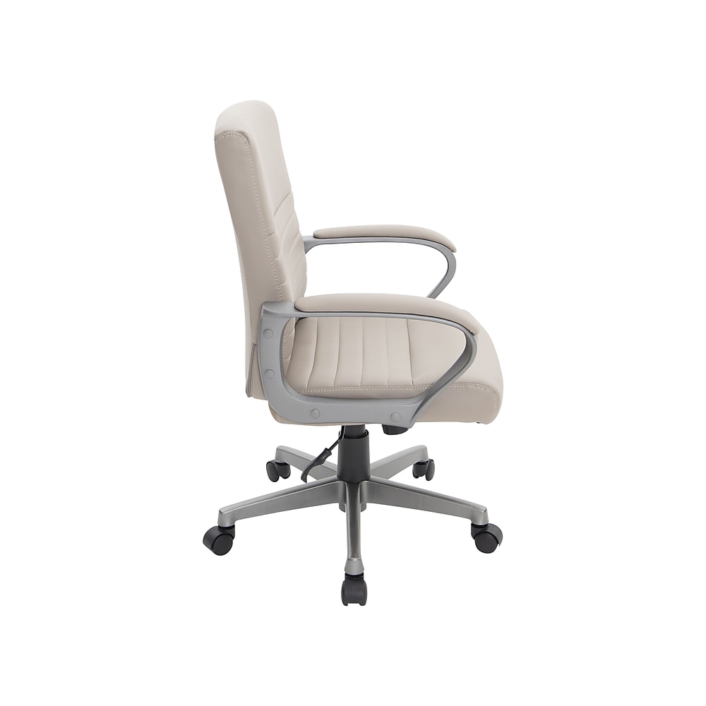 Staples Tervina Luxura Mid-Back Manager Chair, Taupe (56905V-CC) Best ...
