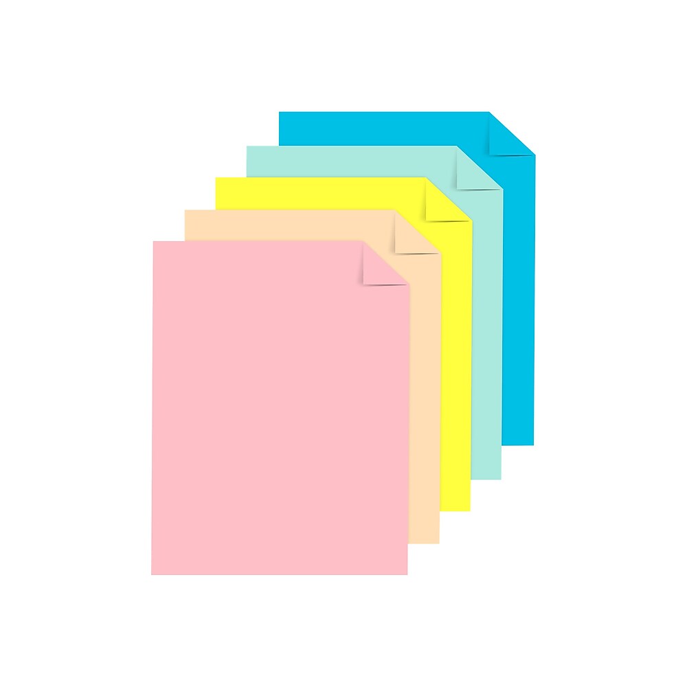 Astrobrights 65 lb. Cardstock Paper, 8.5"" x 11"", Assorted Colors ...