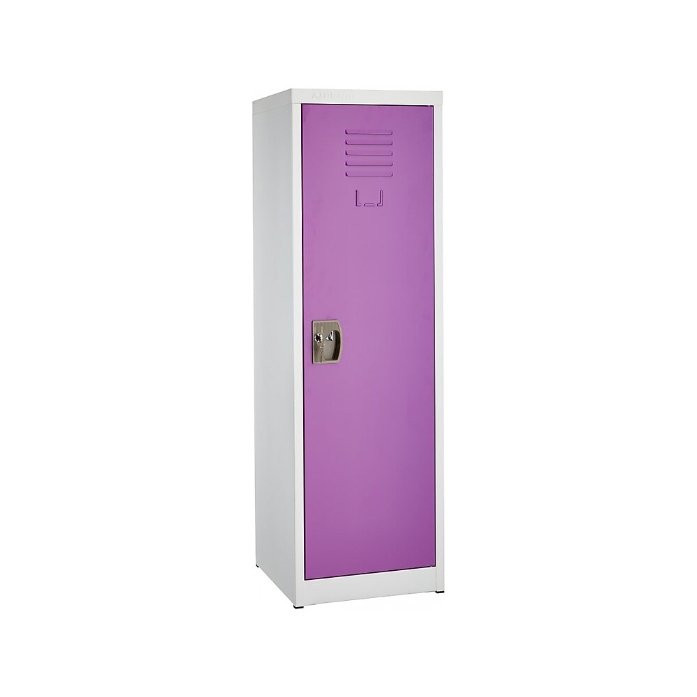 AdirOffice 48"" Steel Single Tier Purple Storage Locker (629-01-PUR ...