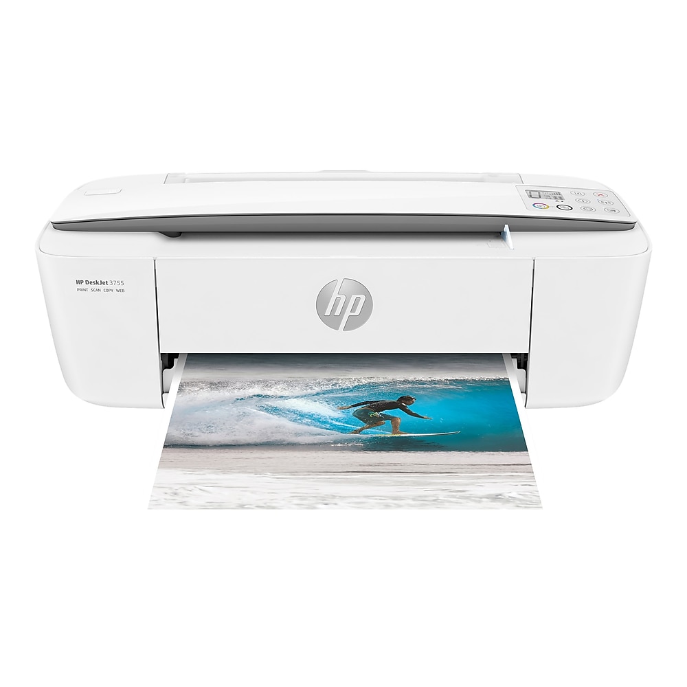 HP DeskJet 3755 All-in-One Wireless Color Inkjet Printer, Stone Accents ...