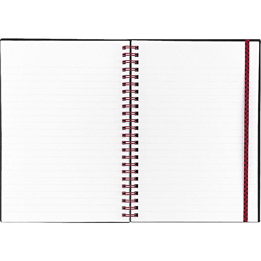 Black N' Red Professional Notebooks, 5.875"" x 8.25"", Wide Ruled, 70 ...
