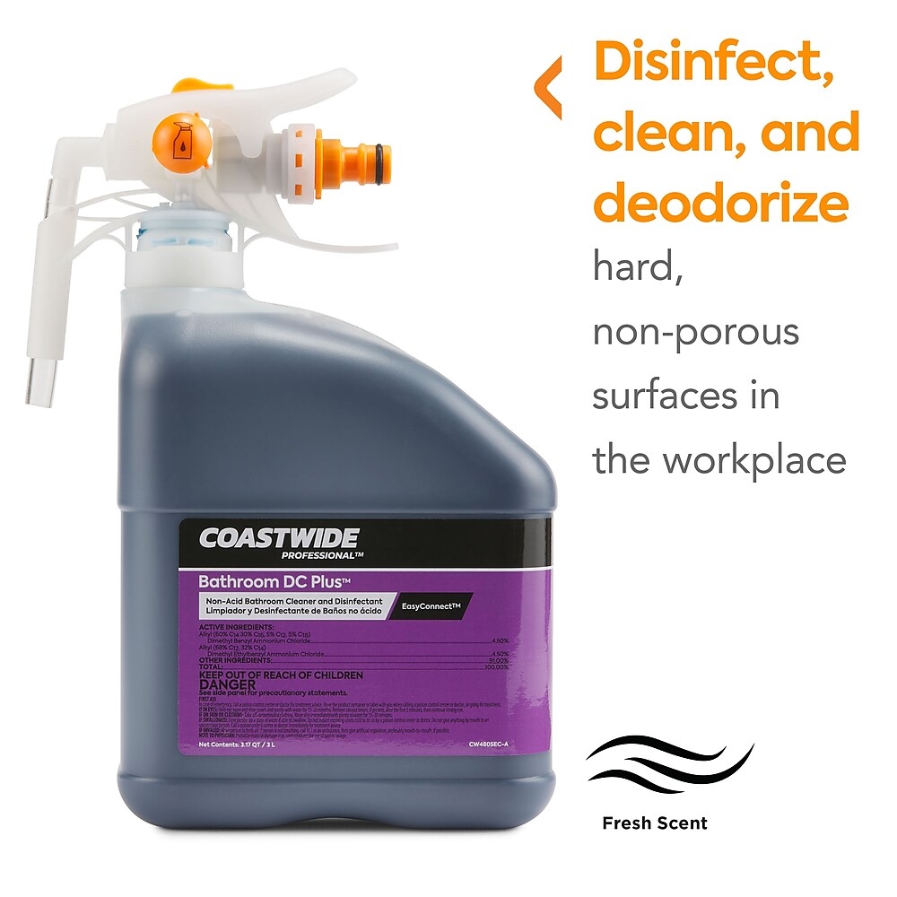 Coastwide Professional™ Bathroom DC Plus Cleaner and Disinfectant ...