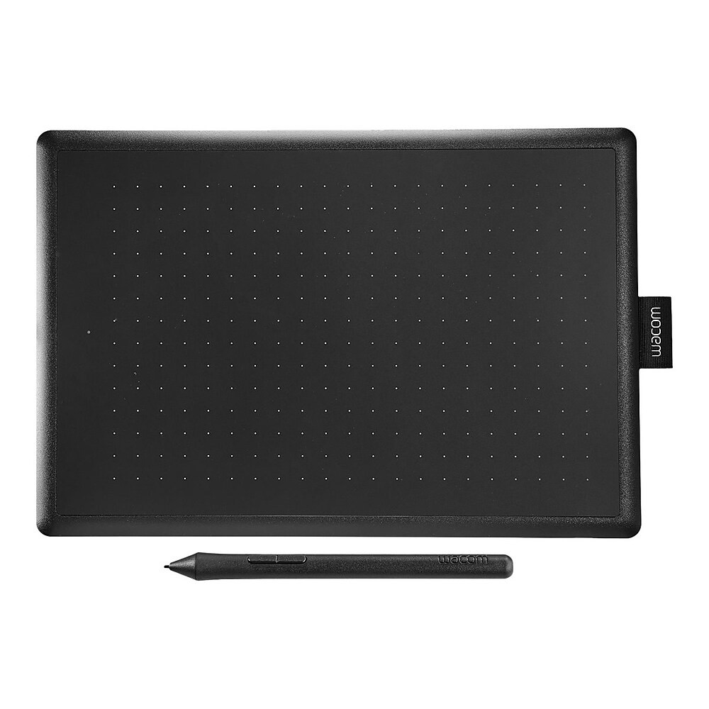 Wacom One Student Edition Creative Pen Tablet, Medium, Black/Red ...