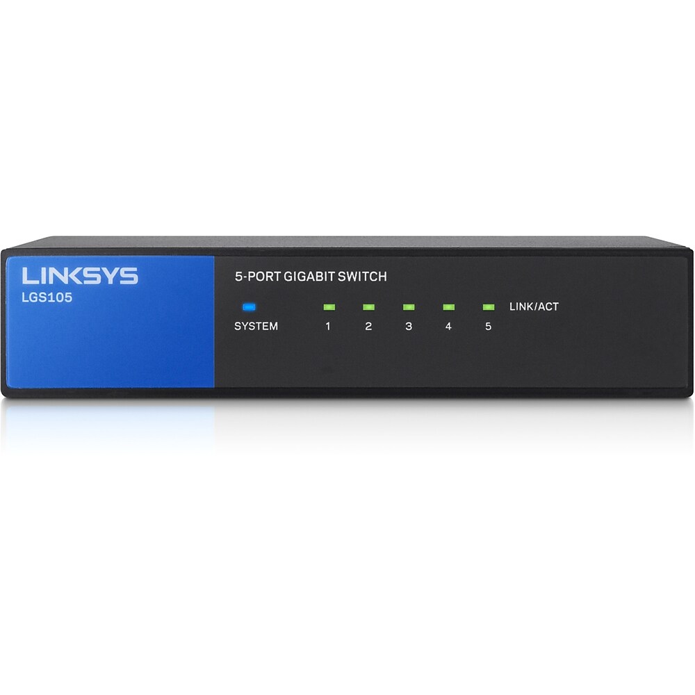 Linksys LGS105 5-Port Desktop Unmanaged Gigabit Ethernet Switch Best ...