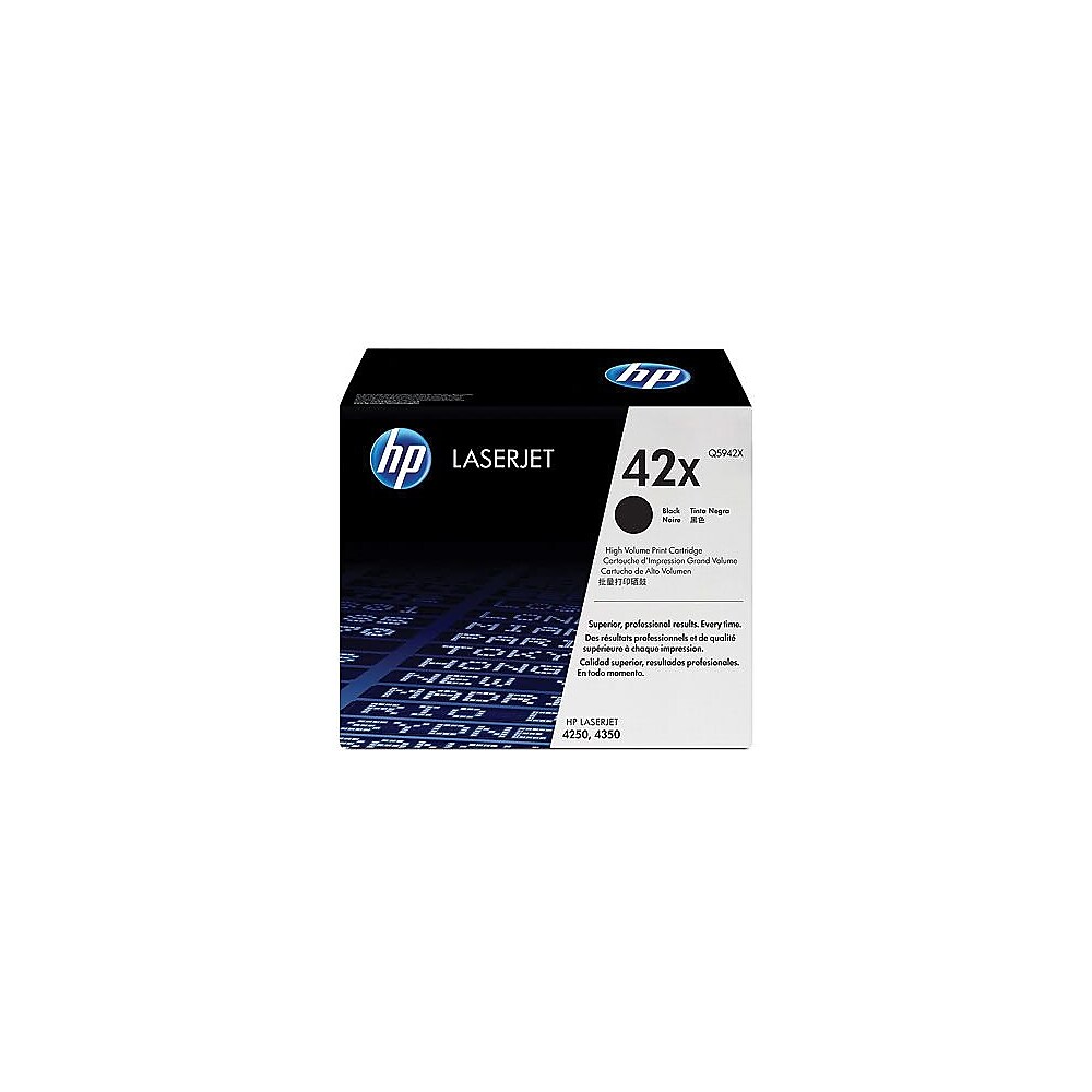 HP 42X Black High Yield Toner Cartridge (Q5942X) Best Deals and Price ...