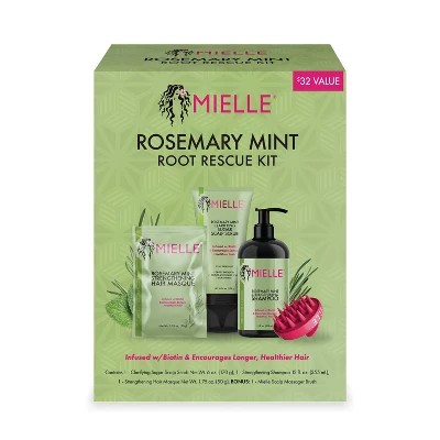 Mielle Organics Rosemary Mint Thickening Hair Treatment Cream Gift Set ...