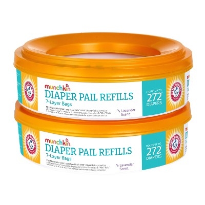 Munchkin Arm & Hammer Diaper Pail Refill Rings- 2pk/544ct Best Deals ...