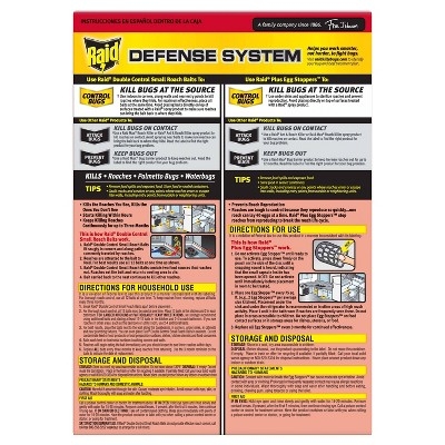 Raid Double Control Small Roach Baits Plus Egg Stoppers 12+3 ct Best ...