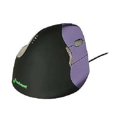 Evoluent Vertical Mouse 4 Small - USB Wired, Adjustable Pointer Speed ...