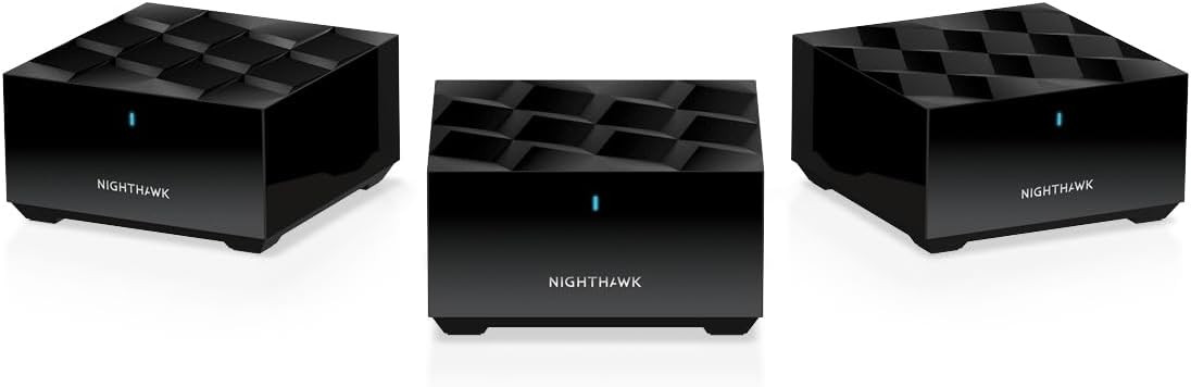 NETGEAR Nighthawk Advanced Whole Home Mesh WiFi 6 System (MK63S) with ...