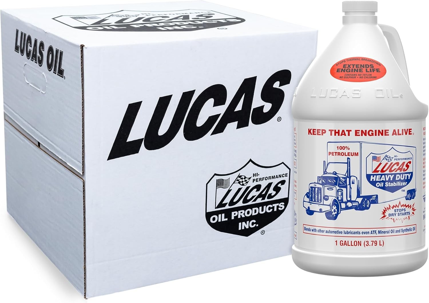Lucas Oil 10002 Heavy Duty Oil Stabilizer - 1 Gallon Deals and Price ...