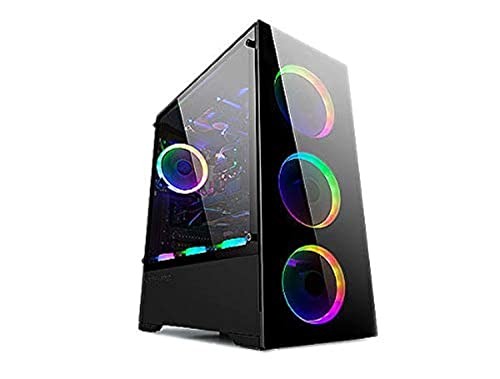 Bgears b-Voguish Gaming PC with Tempered Glass ATX Mid Tower, USB3.0 ...