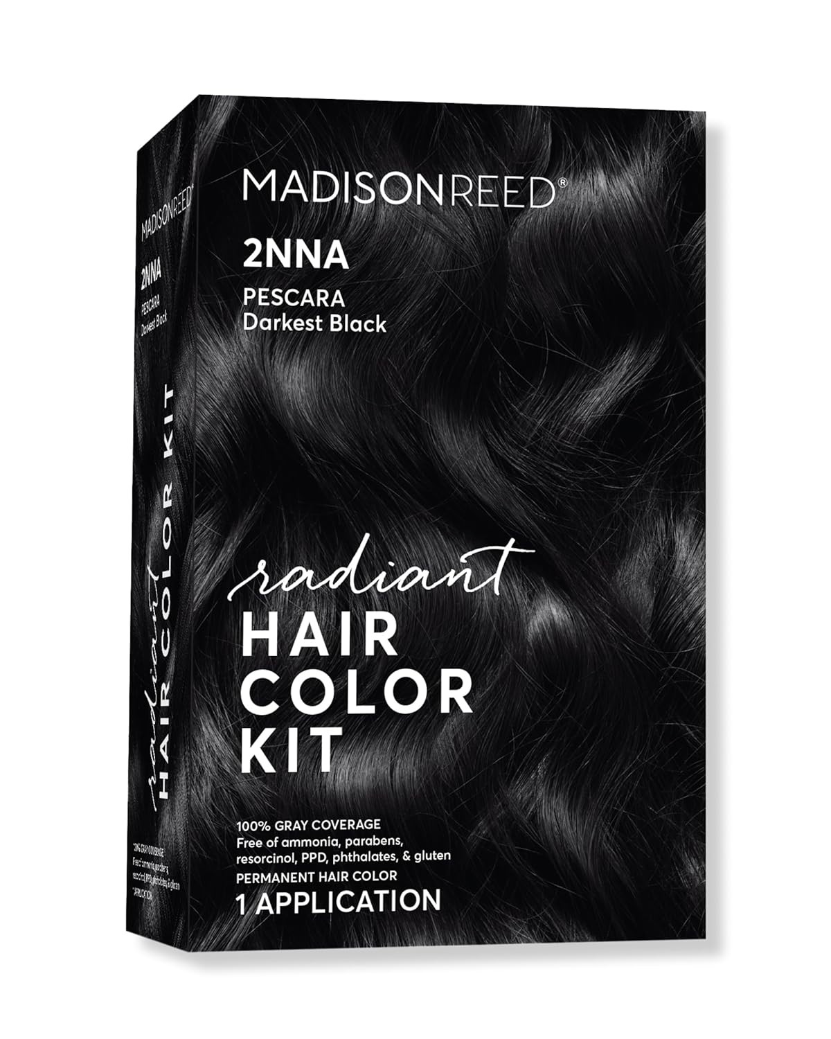 Madison Reed Radiant Hair Color Kit | 2NNA Darkest Cool Black with Ash ...
