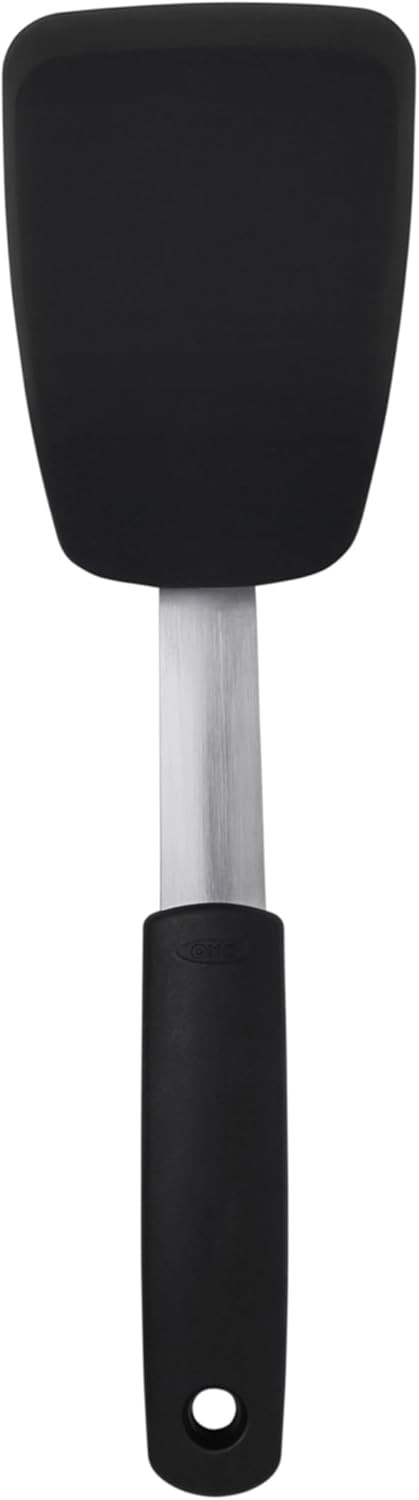 OXO Good Grips Small Silicone Flexible Turner Black Deals and Price ...
