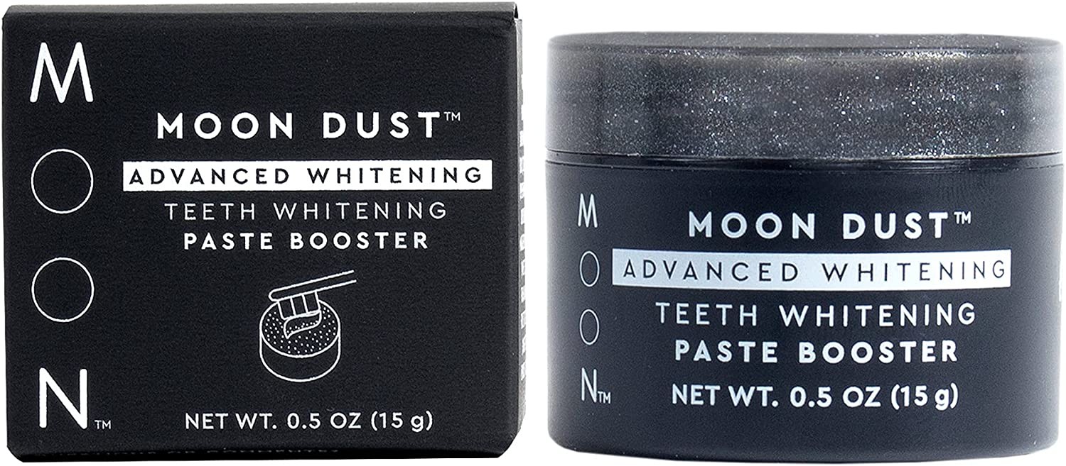 MOON Dust Advanced Teeth Whitening Paste Booster, Kaolin & Bentonite ...
