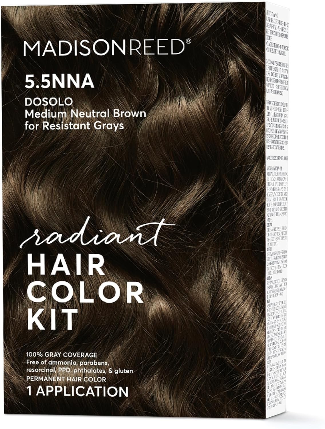 Madison Reed Radiant Hair Color Kit, Medium Neutral Brown for 100% Gray ...