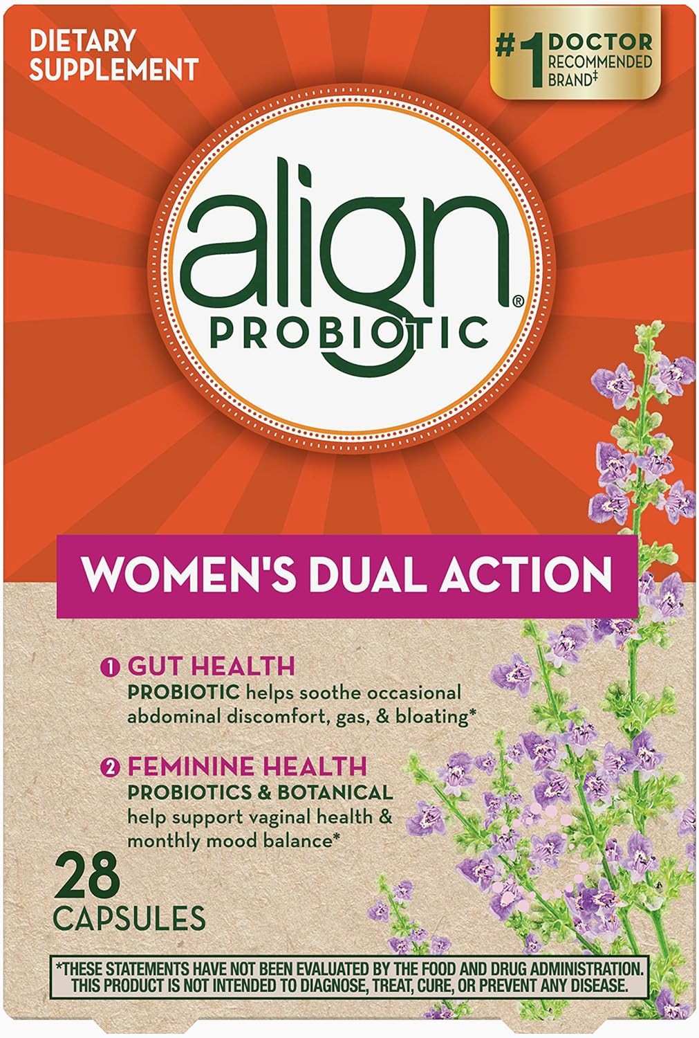 Align Probiotic, Women's Dual Action, Probiotics for Women, Multi ...
