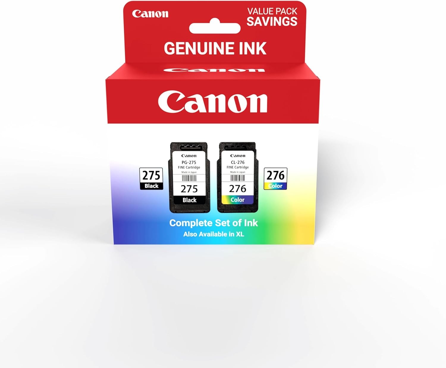 Canon PG-275 XL / CL-276 XL Genuine Ink Value Pack (2 Cartridges ...