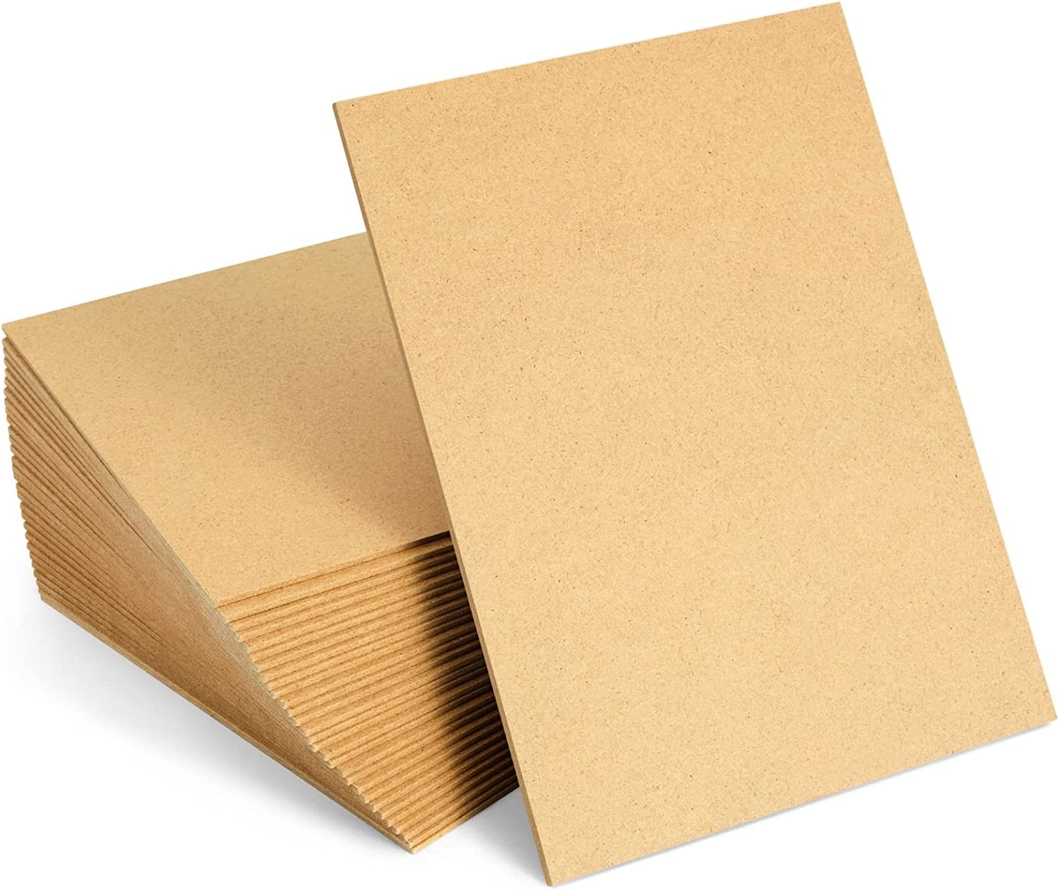 Juvale MDF Board Sheets - 30 Pack, 2mm Thin, 6 x 8 in, Brown ...