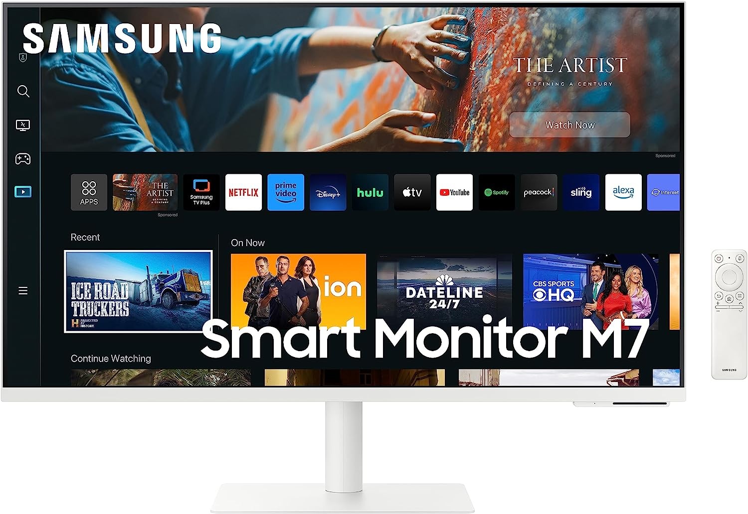 Samsung 32-Inch M70C Series UHD Smart Computer Monitor w/Streaming TV ...