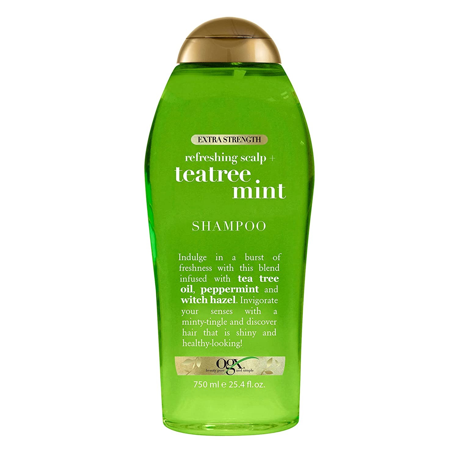 OGX Extra Strength Refreshing Scalp + Teatree Mint Shampoo ...