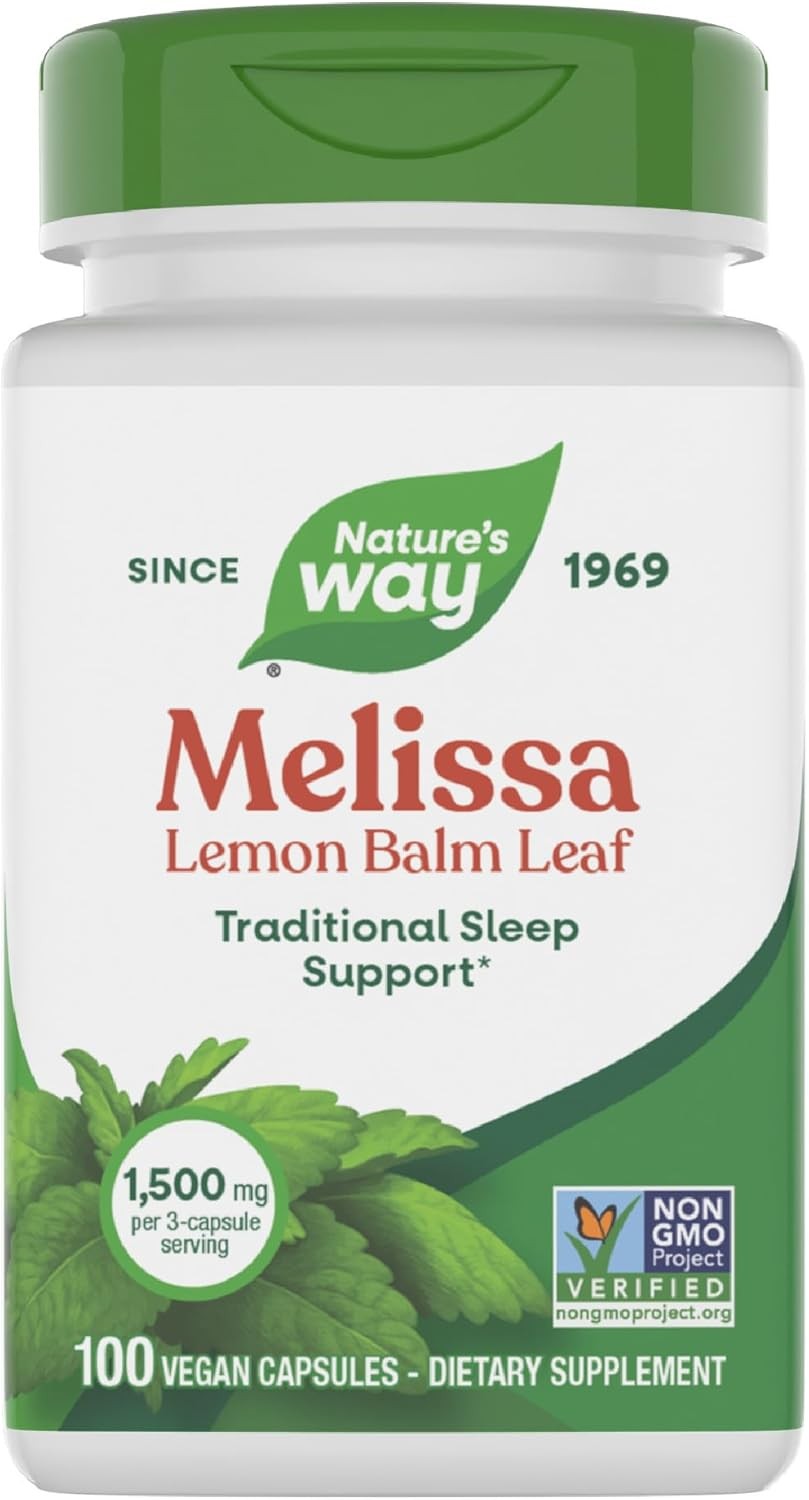 Nature's Way Melissa Lemon Balm Leaf, Traditional Sleep Support ...