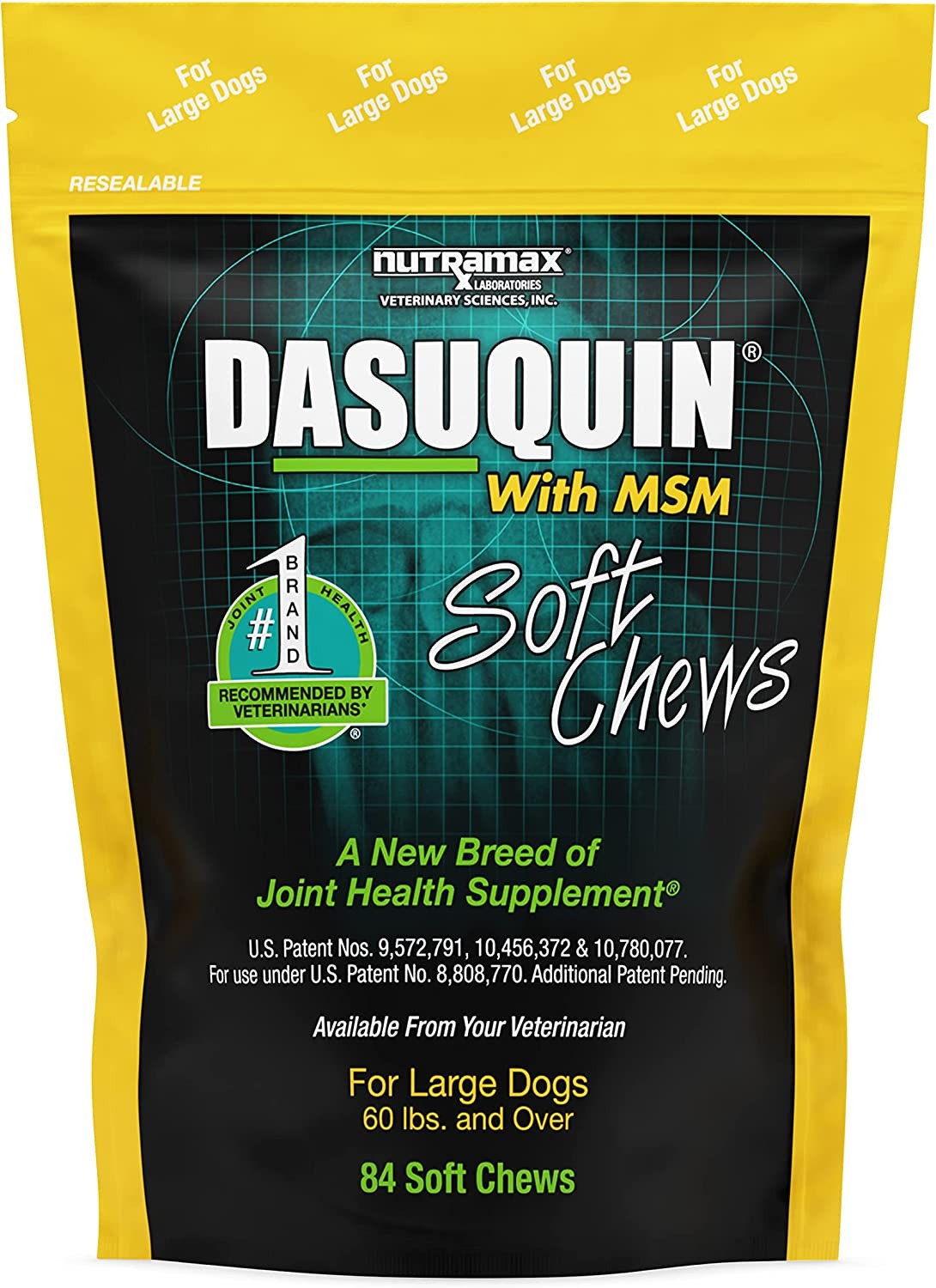 Nutramax Dasuquin with MSM Joint Health Supplement for Large Dogs ...
