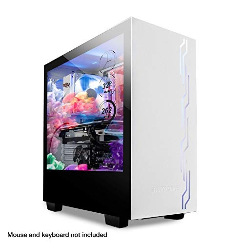 iBUYPOWER Snowblind S 19" Translucent Customizable Side-Panel LCD ...