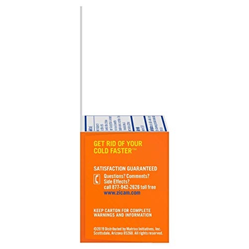 Zicam Zinc Cold Remedy RapidMelts Quick-Dissolve Tablets Citrus Flavor ...