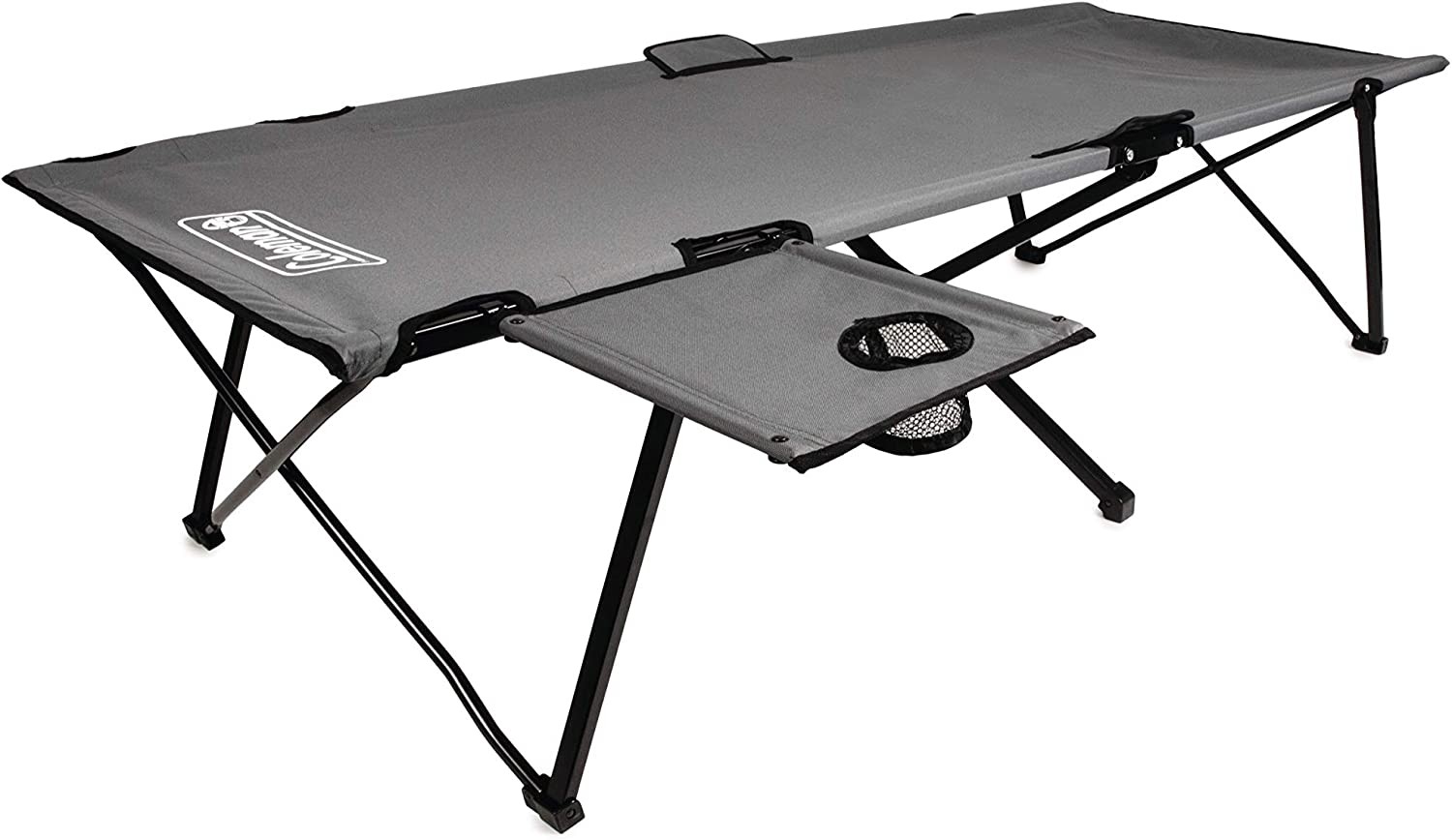 Coleman Pack-Away Big ‘n Tall Camping Cot with Removable Side Table ...