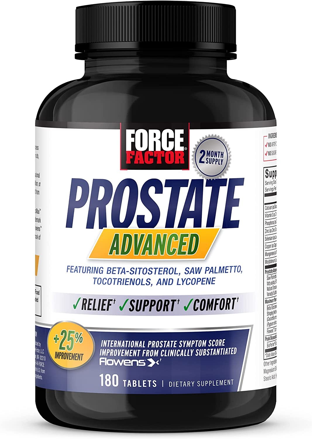 FORCE FACTOR Prostate Advanced, Health Supplement for Men for Reducing ...