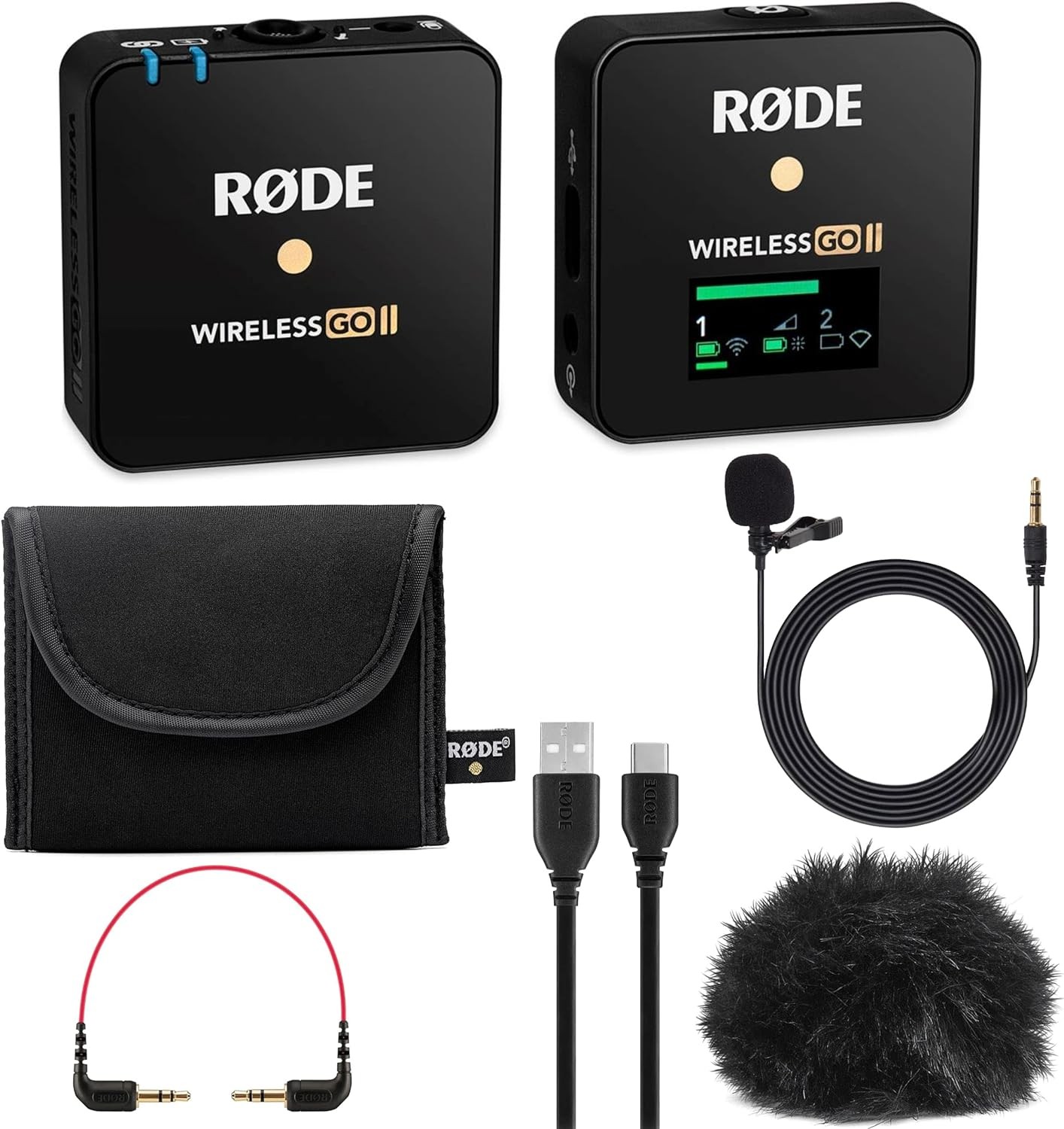 Rode Wireless GO II Compact Microphone System, Bundle with Turnstile ...