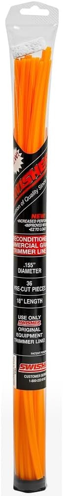 Swisher P3618 Pre-Cut 18-Inch Replacement Trimmer Line - Fits Swisher ...