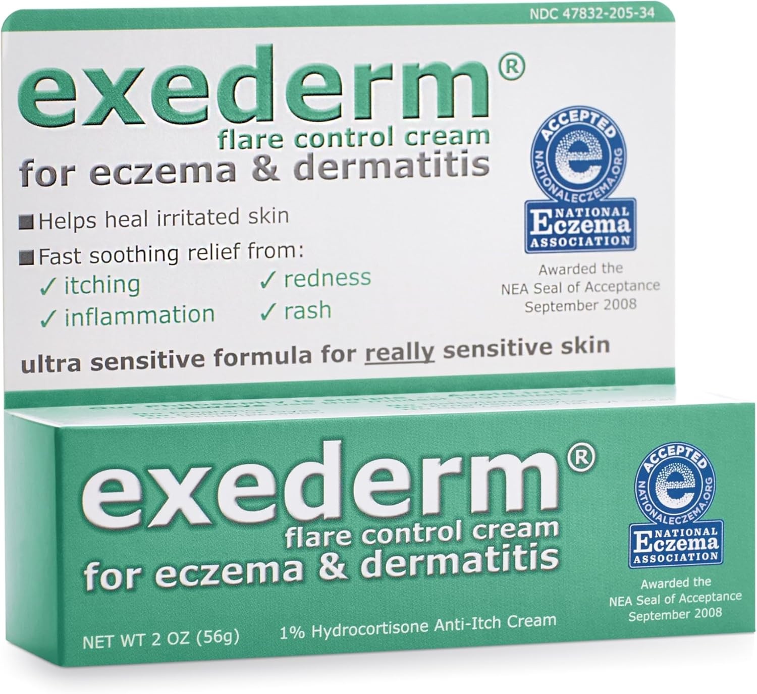 Exederm Flare Control Cream for Eczema & Dermatitis, 2oz Best Deals and ...