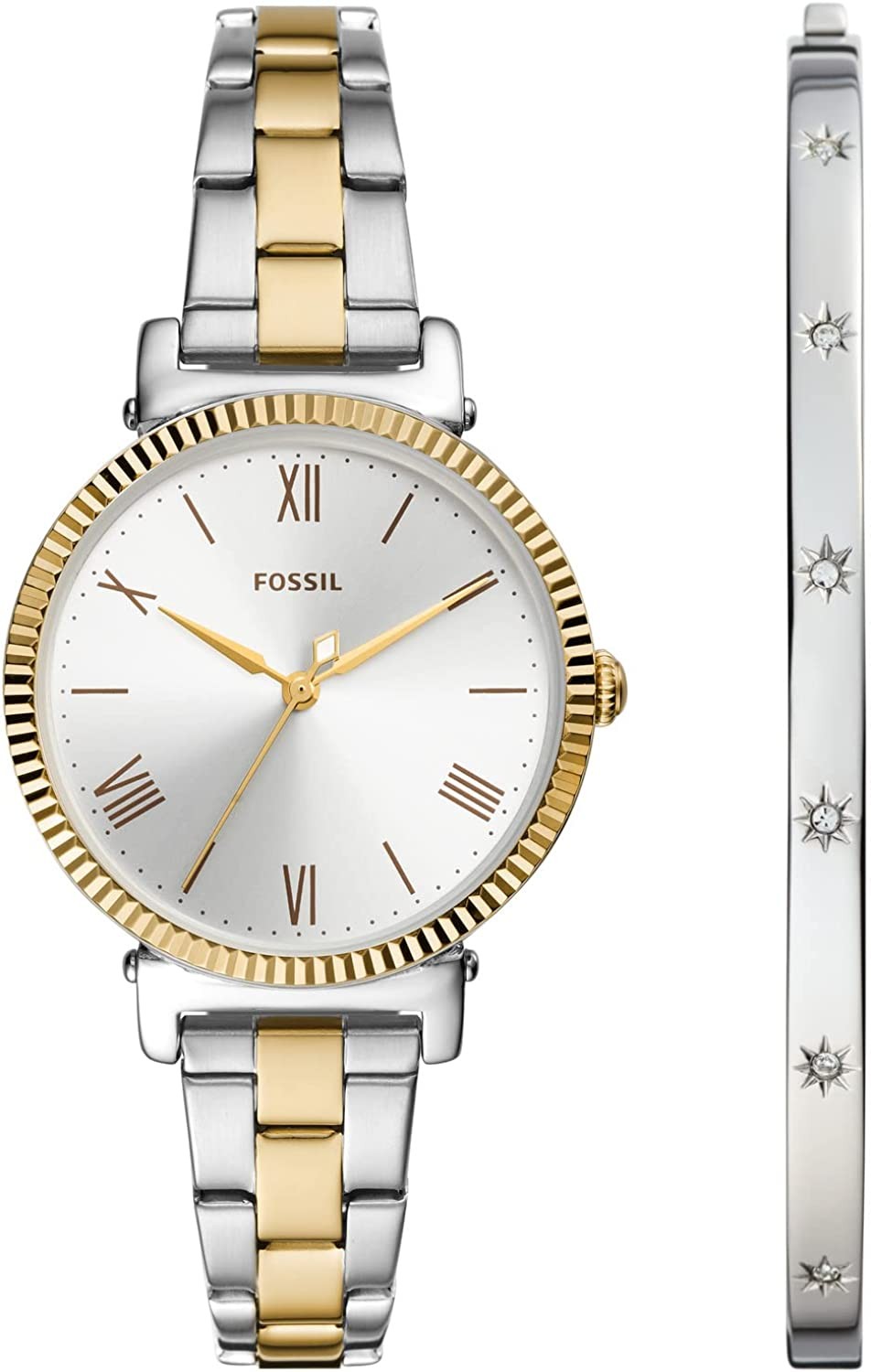 Fossil Women's Daisy Stainless Steel Casual Quartz Watch Deals and ...