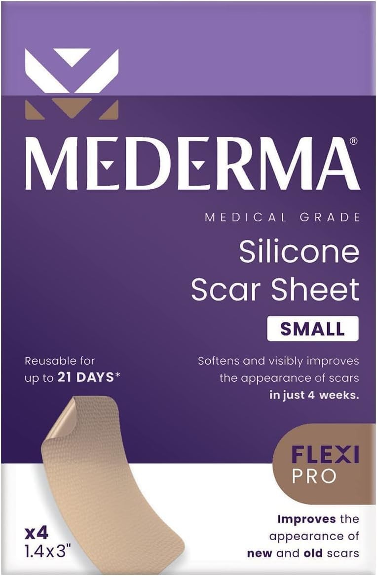 Mederma Medical Grade Silicone Scar Sheets; Improves The Appearance of ...