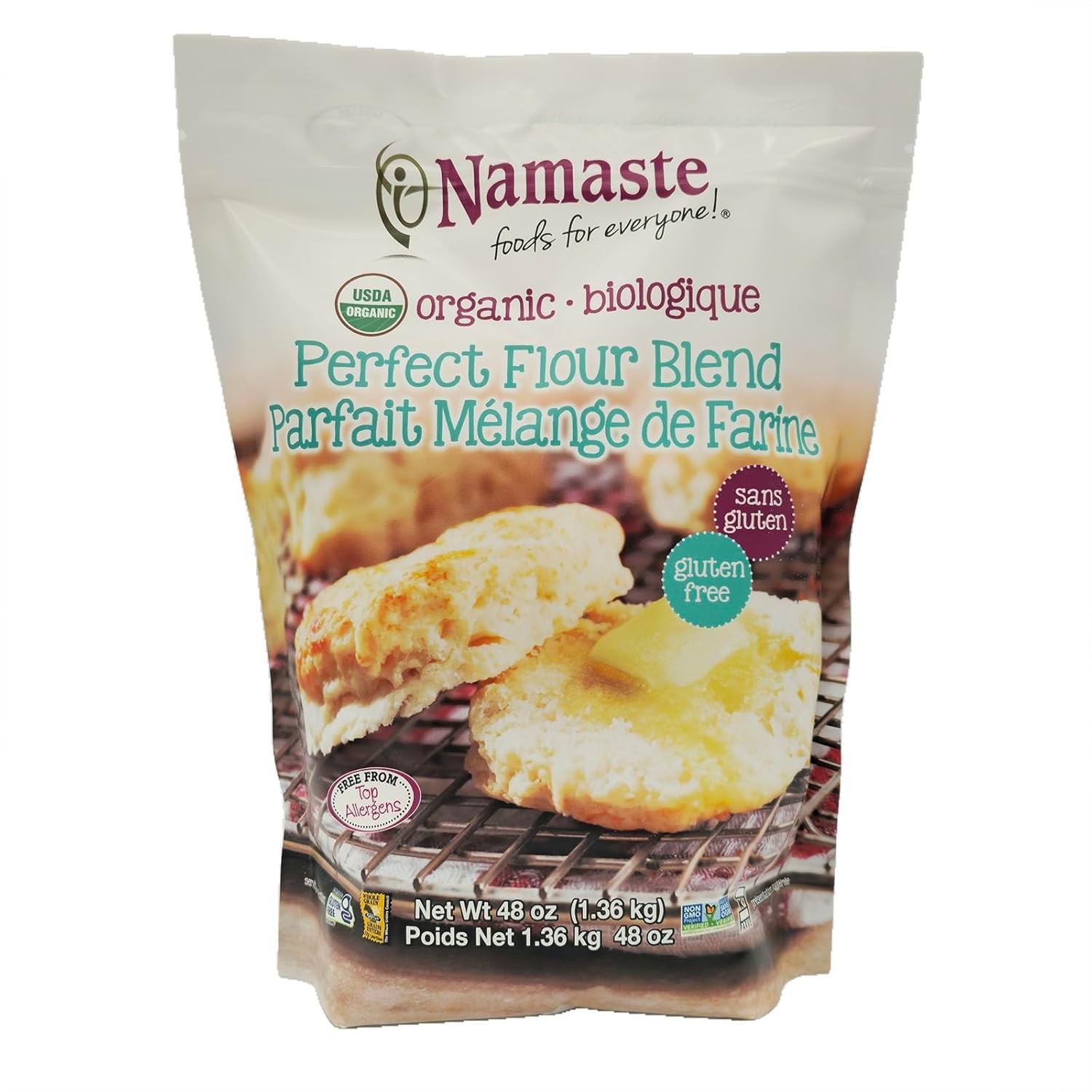 Namaste Foods Gluten Free Organic Perfect Flour Blend, 48 Oz Deals and ...