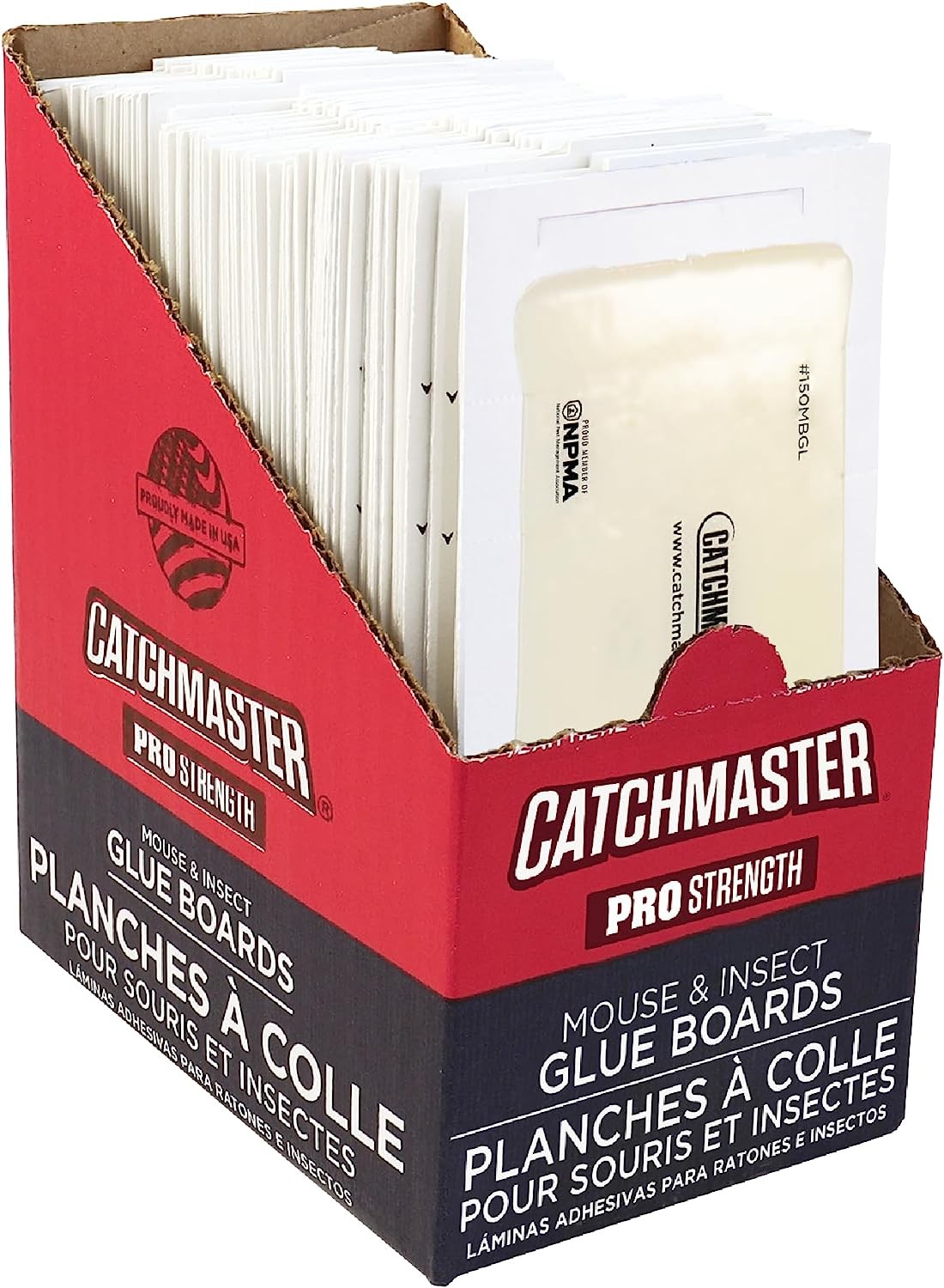 Catchmaster Mouse and Insect Glue Boards, 75-Pack Mouse Traps Indoor ...