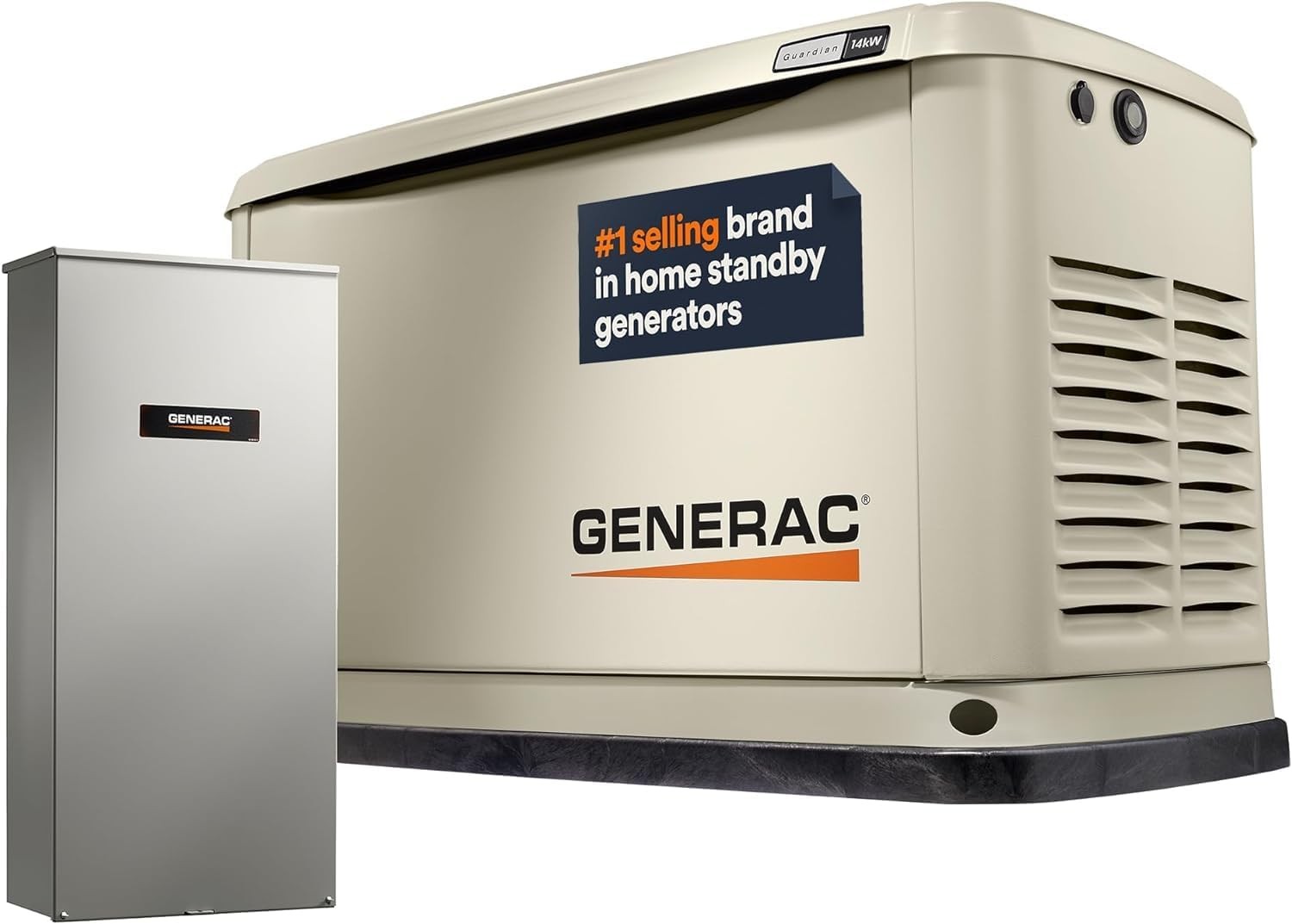 Generac Guardian 14kW Home Standby Generator with 200 Amp Transfer ...