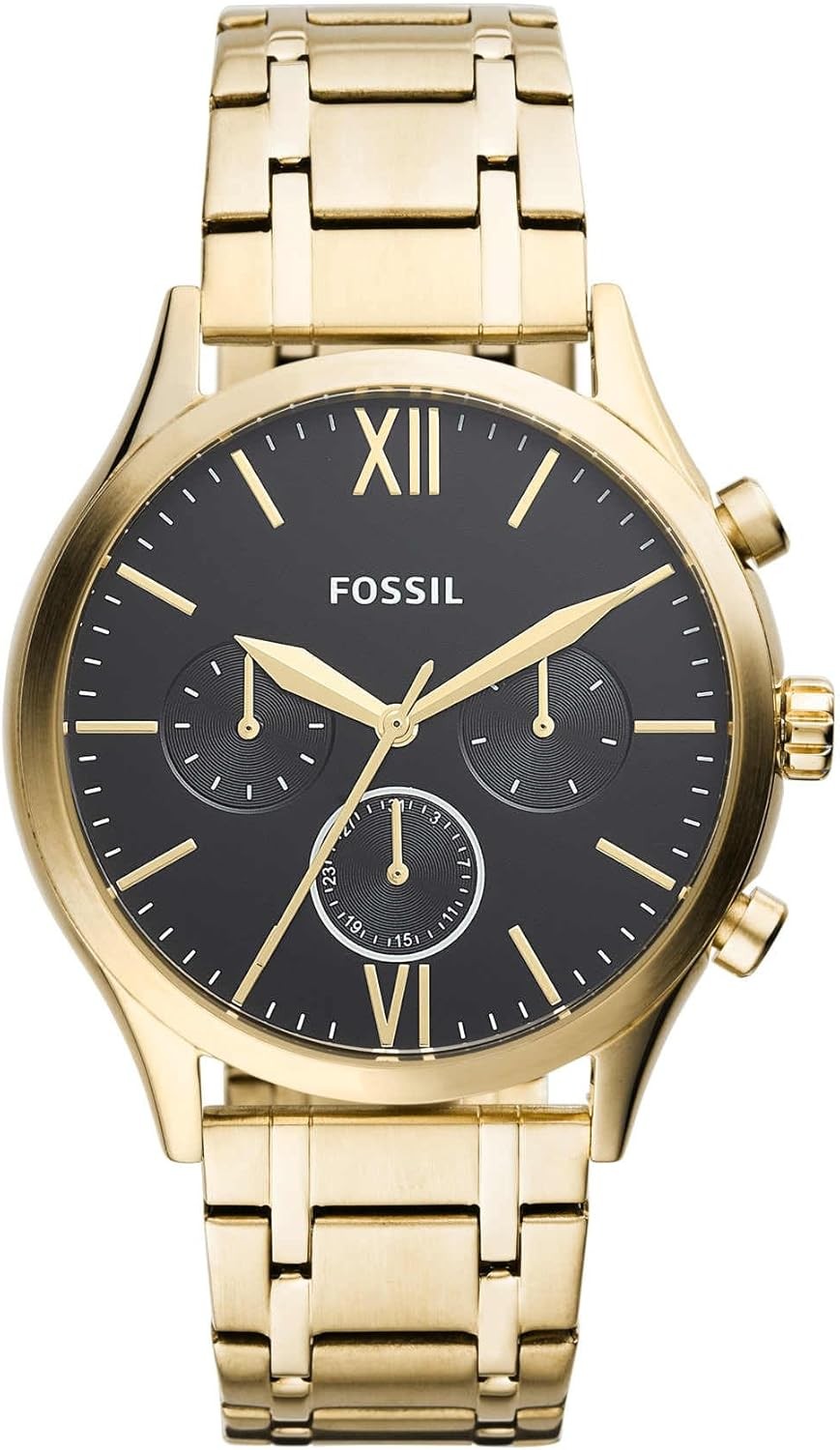 Fossil Fenmore Midsize Multifunction Gold-Tone Stainless Steel Watch ...