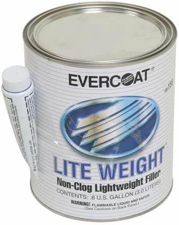 Evercoat Lite Weight Body Filler - Clog-Free Body Filler for Aluminum ...