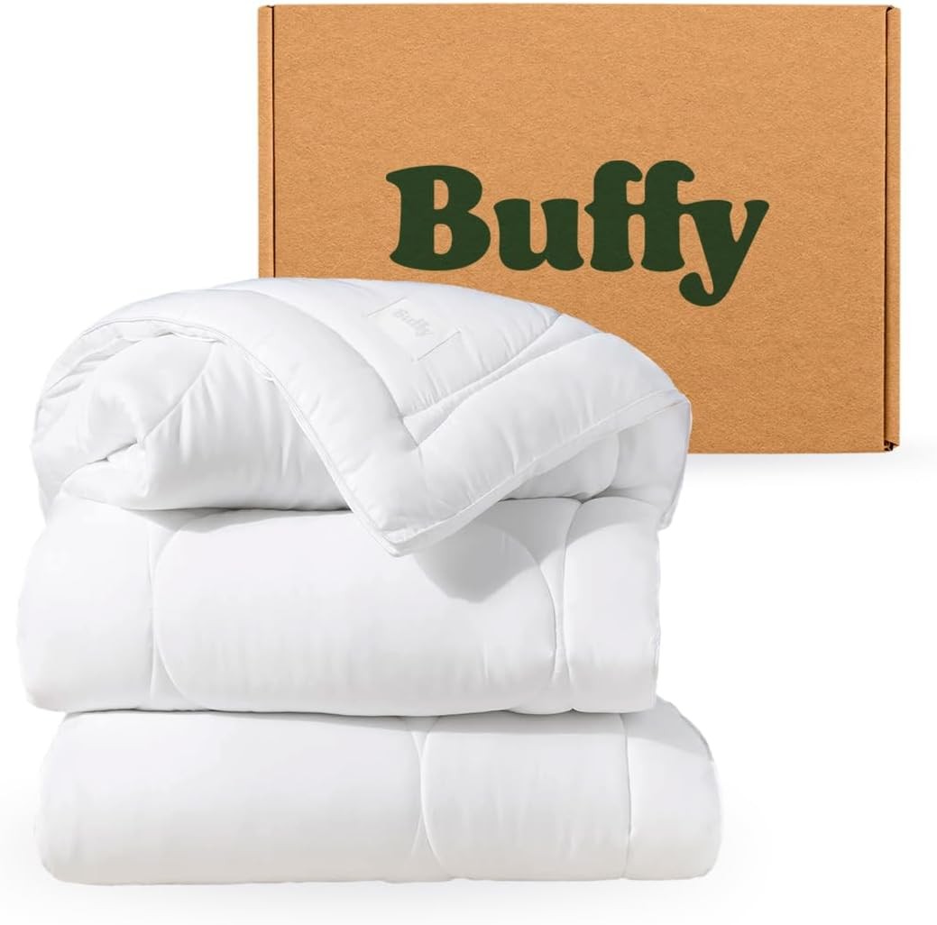 Buffy Cloud Cooling Comforter Queen/Full- White Comforter Queen for Hot ...