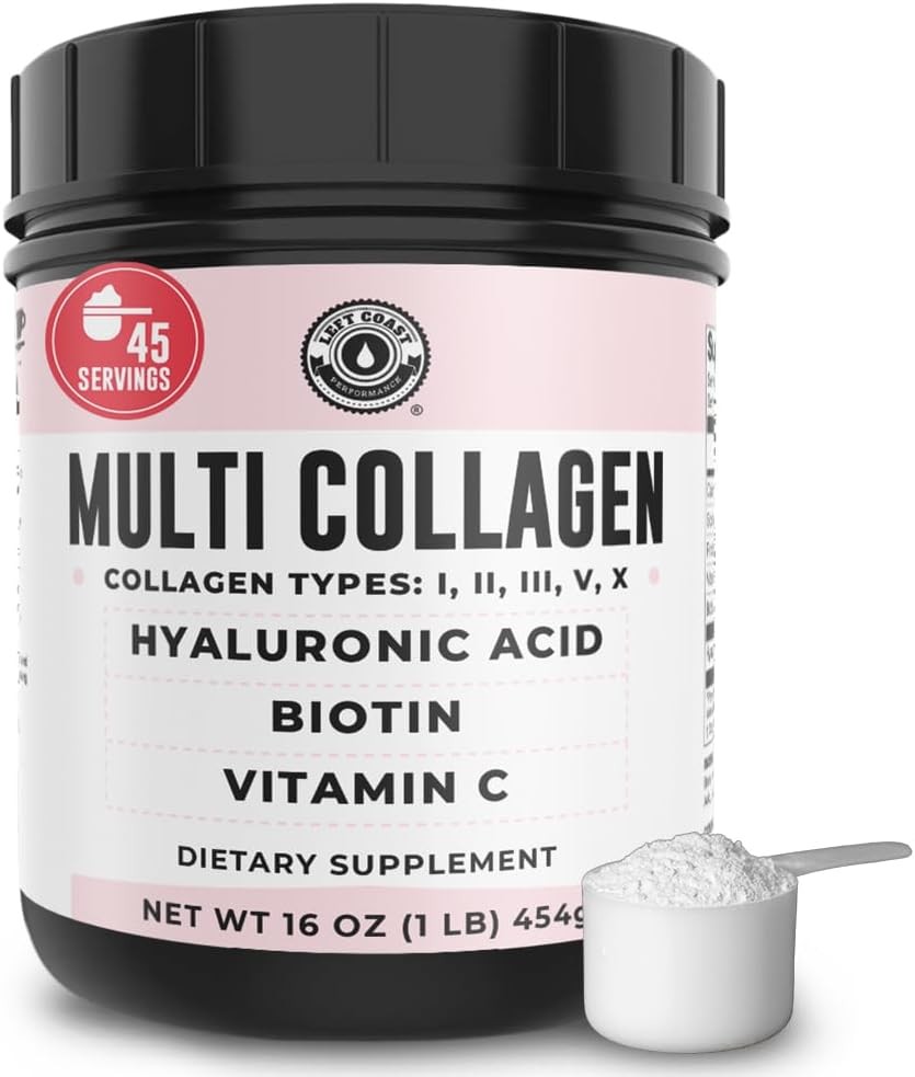 Multi Collagen Peptides Powder Types I, II, III, V, X Multi Collagen ...